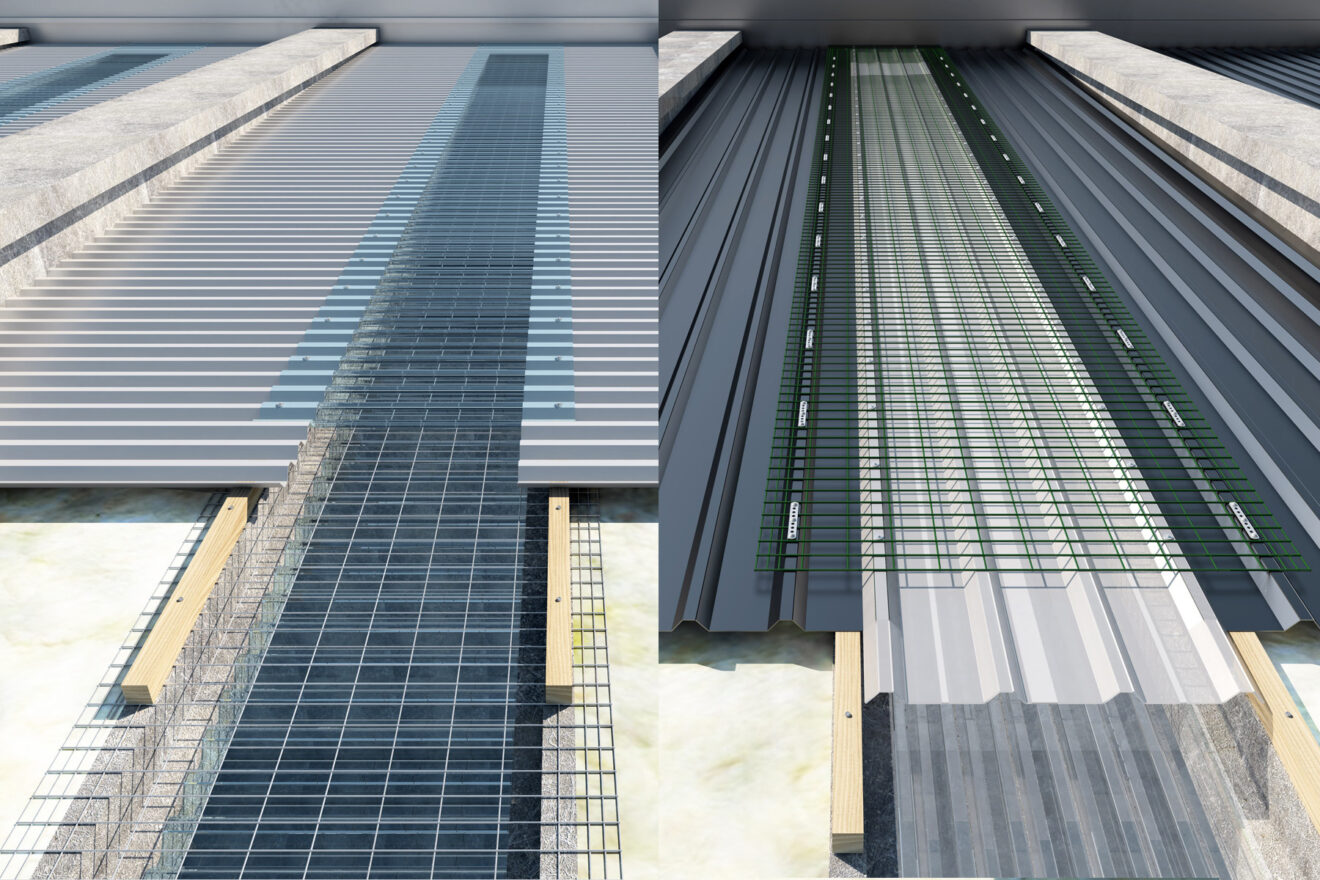 Copertec System Permanent fall protection system